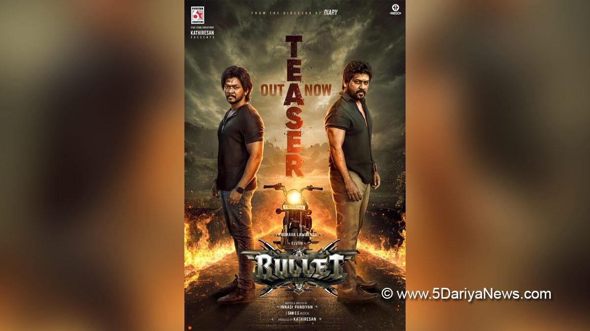 Teaser of Raghava Lawrence's brother Elviin's debut film 'Bullet' released