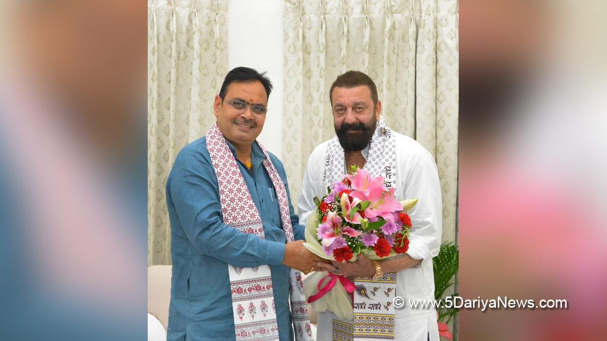 Sanjay Dutt meets Bhajan Lal Sharma