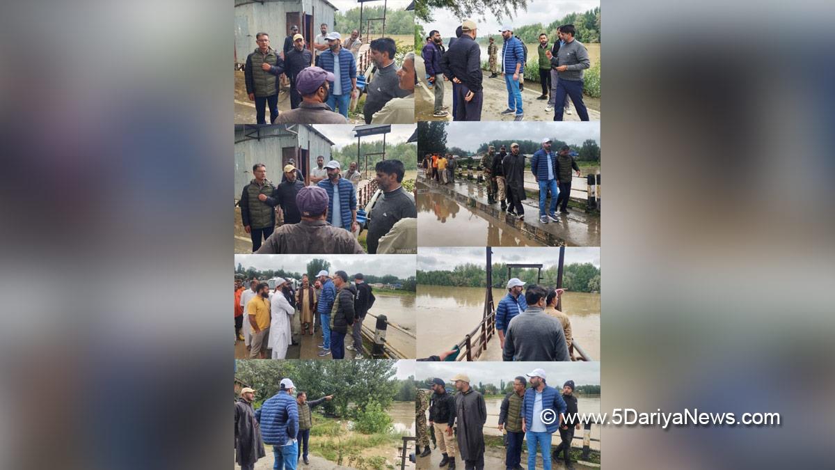 Dr. Basharat Qayoom visits flood-prone areas