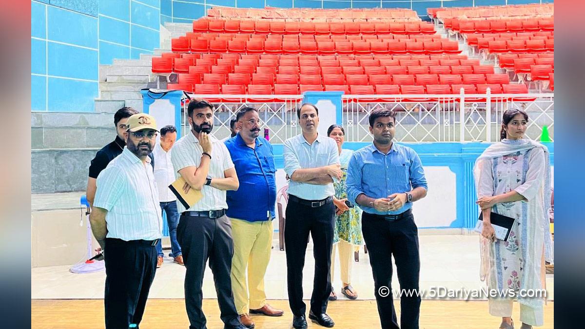 Himanshu Jain orders immediate upgradation of Shastri Badminton Hall ...
