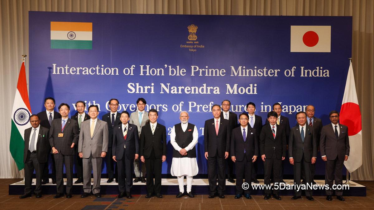 Narendra Modi meets Governors of 16 Japanese prefectures in Tokyo
