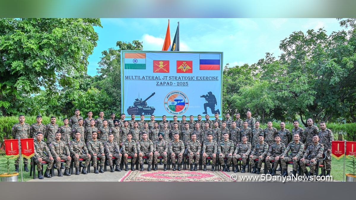 Indian Armed Forces Contingent Departs For Multilateral Exercise Zapad ...