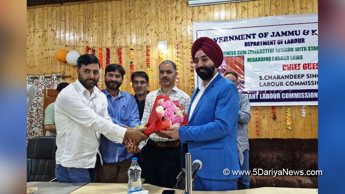 Charandeep Singh interacts with stakeholders at Kupwara