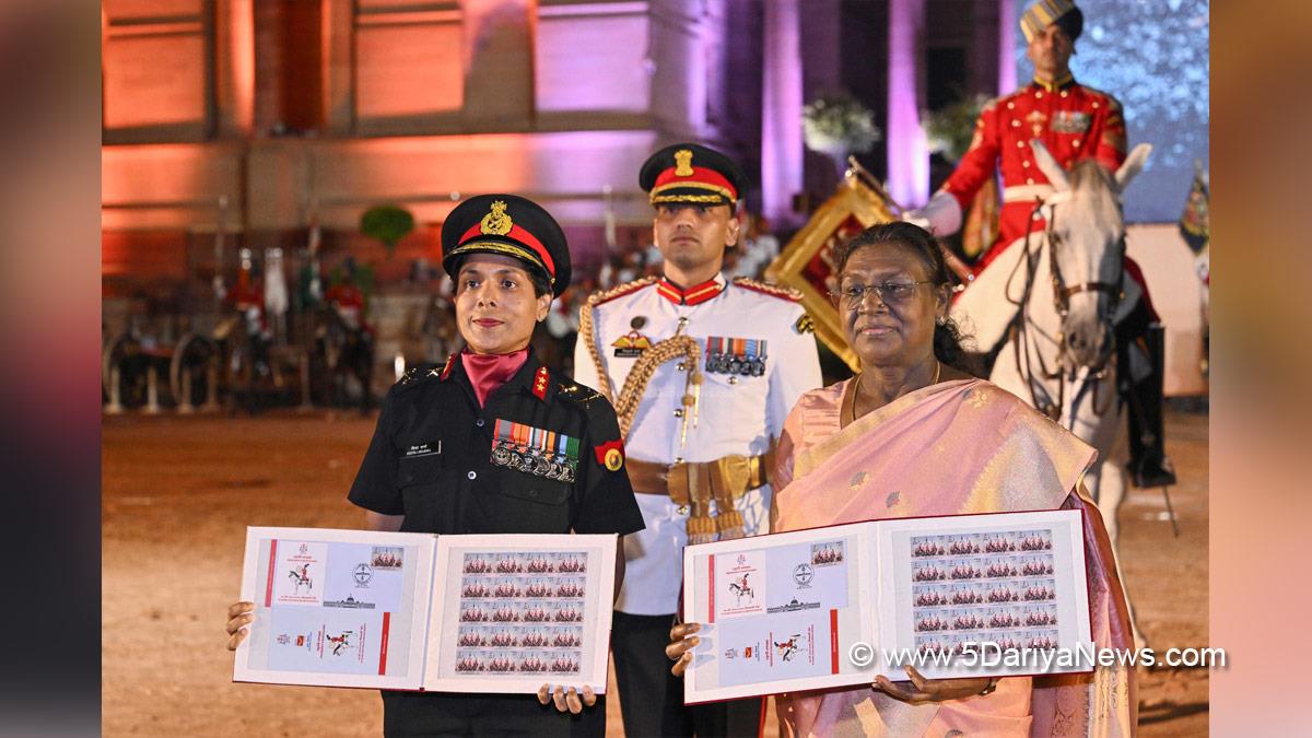 Droupadi Murmu Presents Diamond Jubilee Silver Trumpet And Trumpet ...