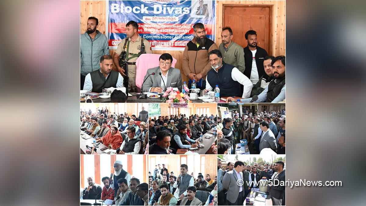 Minga Sherpa holds Block Diwas at Wagoora