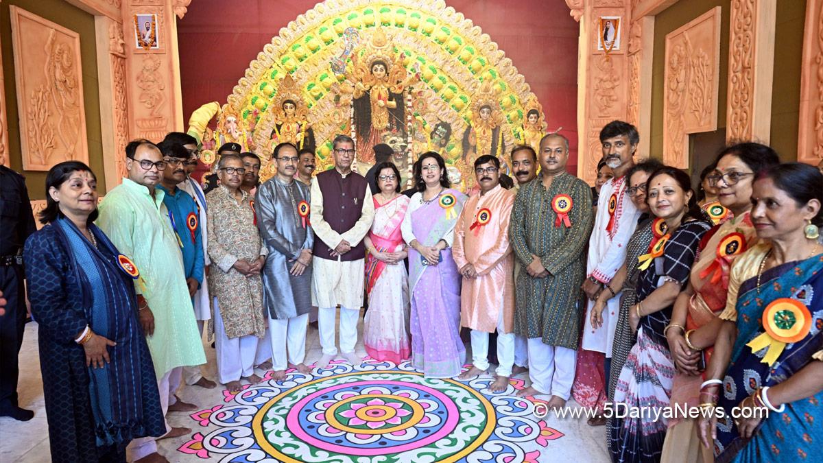 Haryana Governor Prof Ashim Kumar Ghosh participates in Durga Puja ...