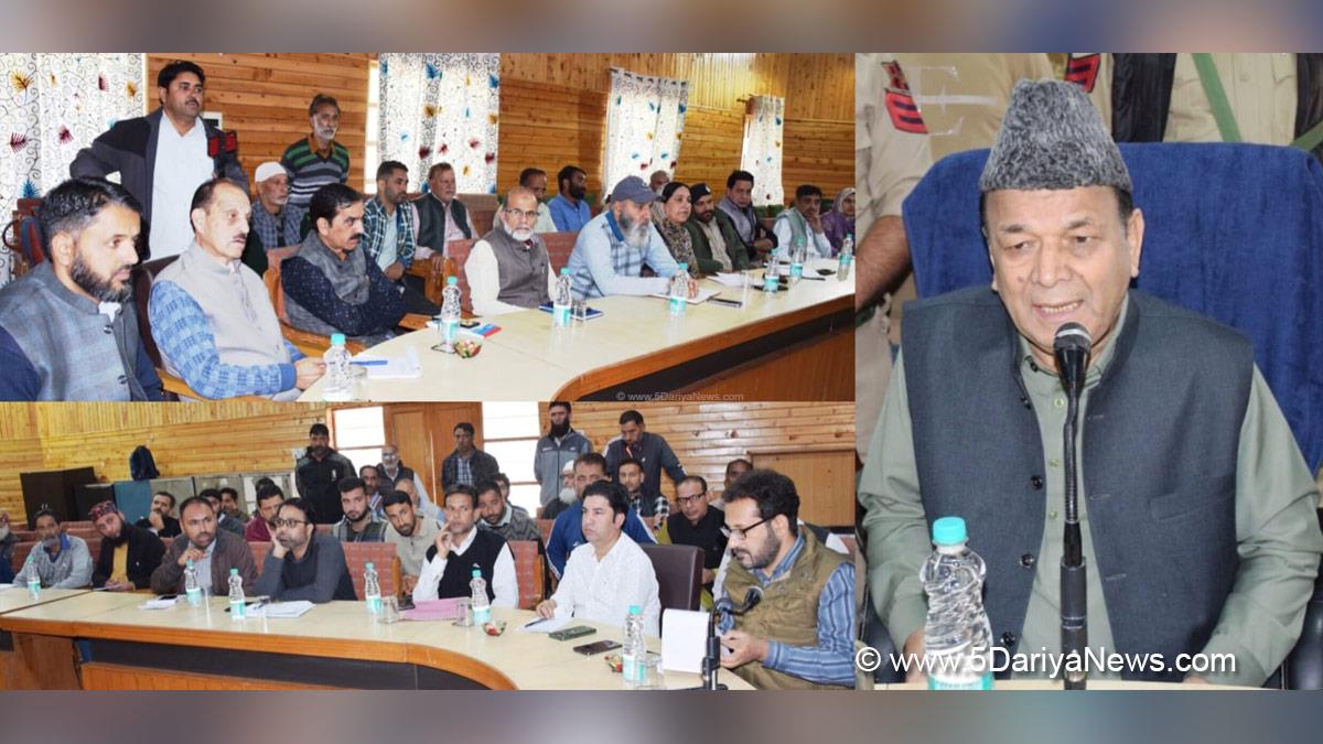 Abdul Rahim Rather reviews arrangements for forthcoming annual Urs of ...