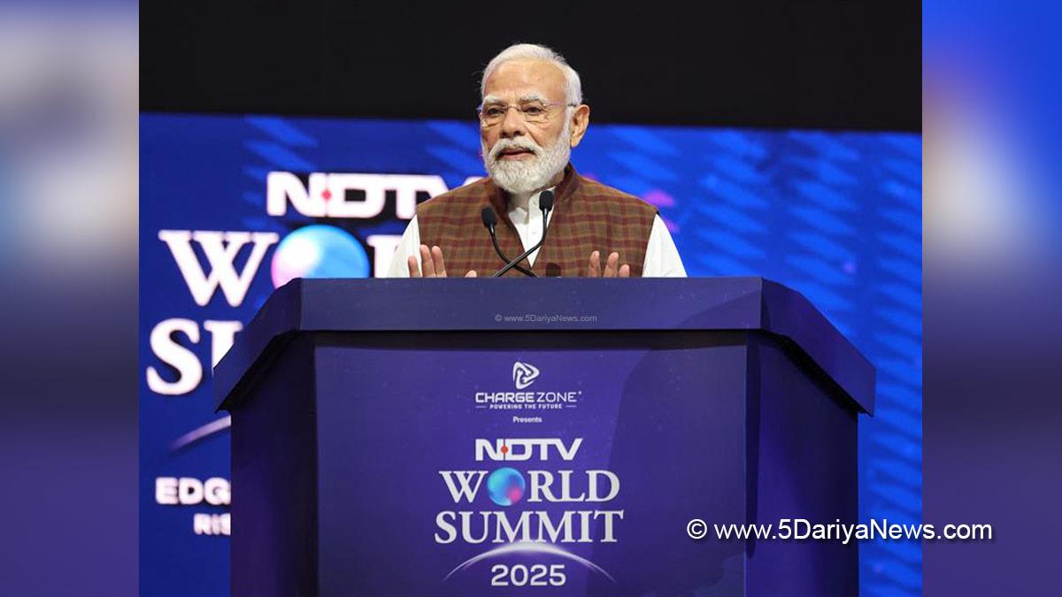 Narendra Modi addresses NDTV World Summit 2025 in New Delhi