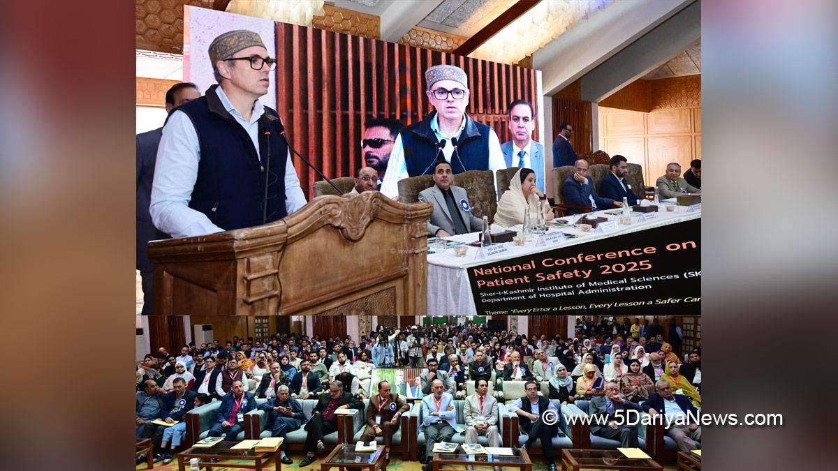 Omar Abdullah inaugurates National Conference on Patient Safety at SKICC