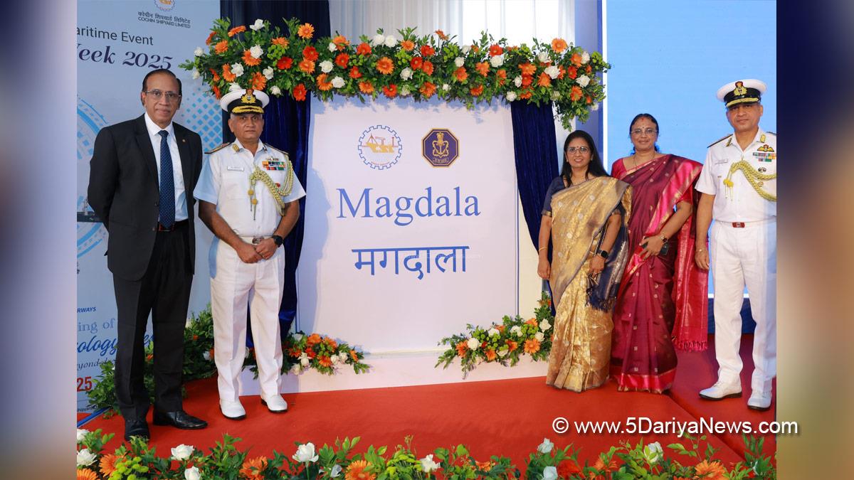 Launch Of Sixth Asw Swc By 528 (Magdala) At Csl, Kochi