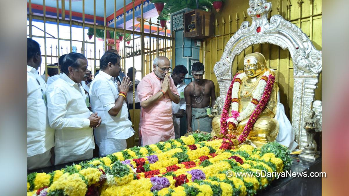 C. P. Radhakrishnan Pays Homage to Pasumpon Muthuramalinga Thevar