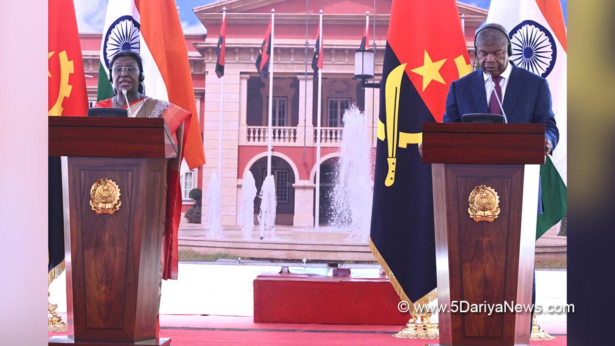 Droupadi Murmu Begins Historic First-Ever State Visit to Angola