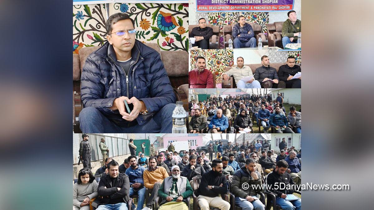 Shishir Gupta presides over weekly Block Diwas program at Keller