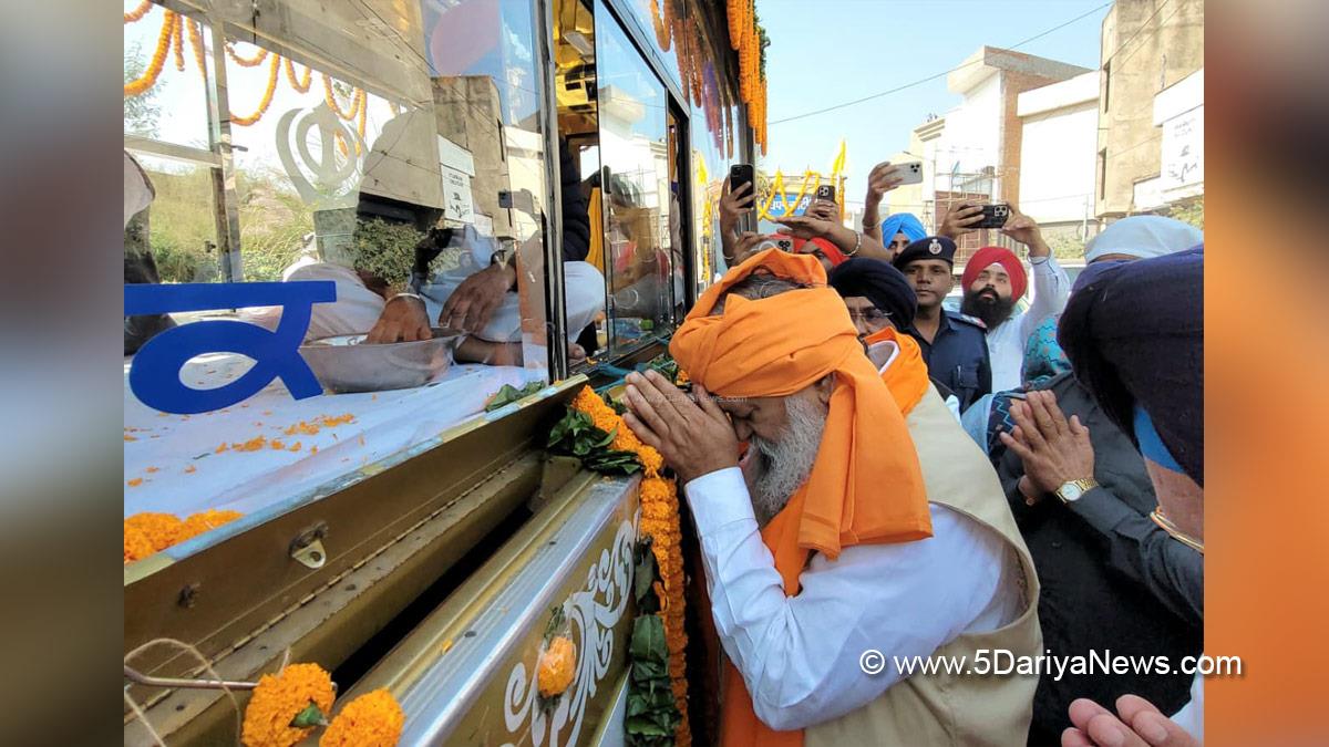 Anil Vij joined the Shahidi Yatra dedicated to the 350th martyrdom year ...