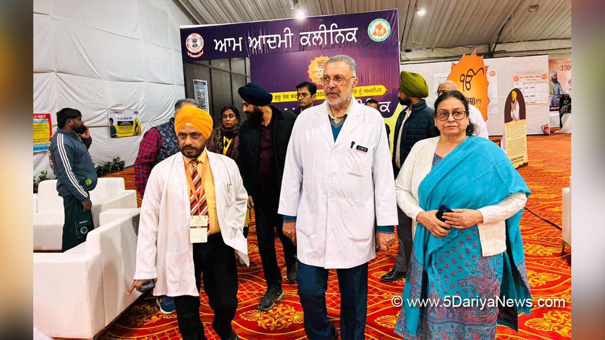 Dr Balbir Singh Inspects 'Nigah Langar' Eye Camp, Reviews Medical ...