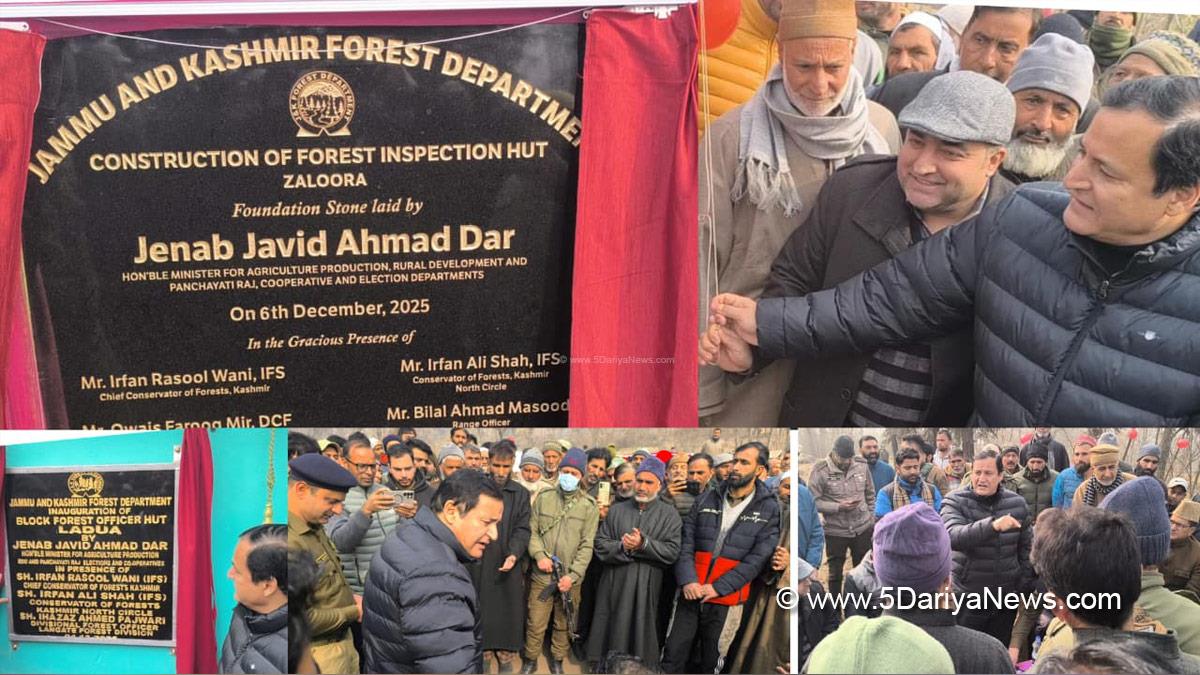 Javid Ahmad Dar inaugurates key Eco-Tourism, development projects in ...