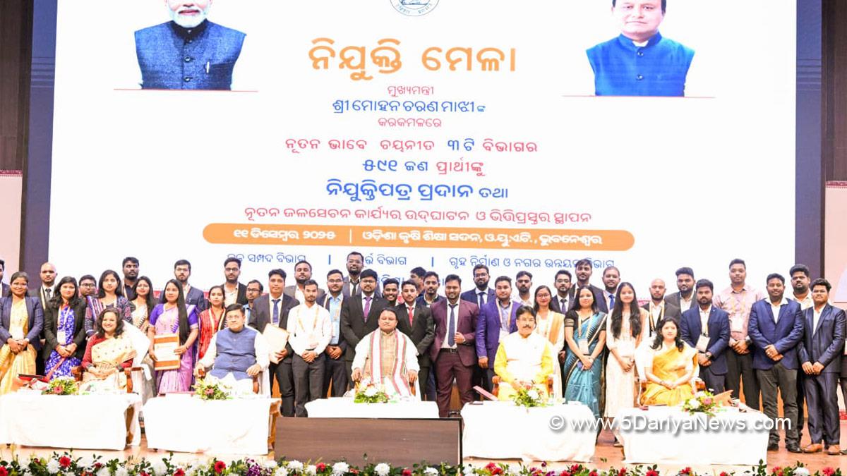 Mohan Charan Majhi calls for duty and integrity as 591 new officers ...