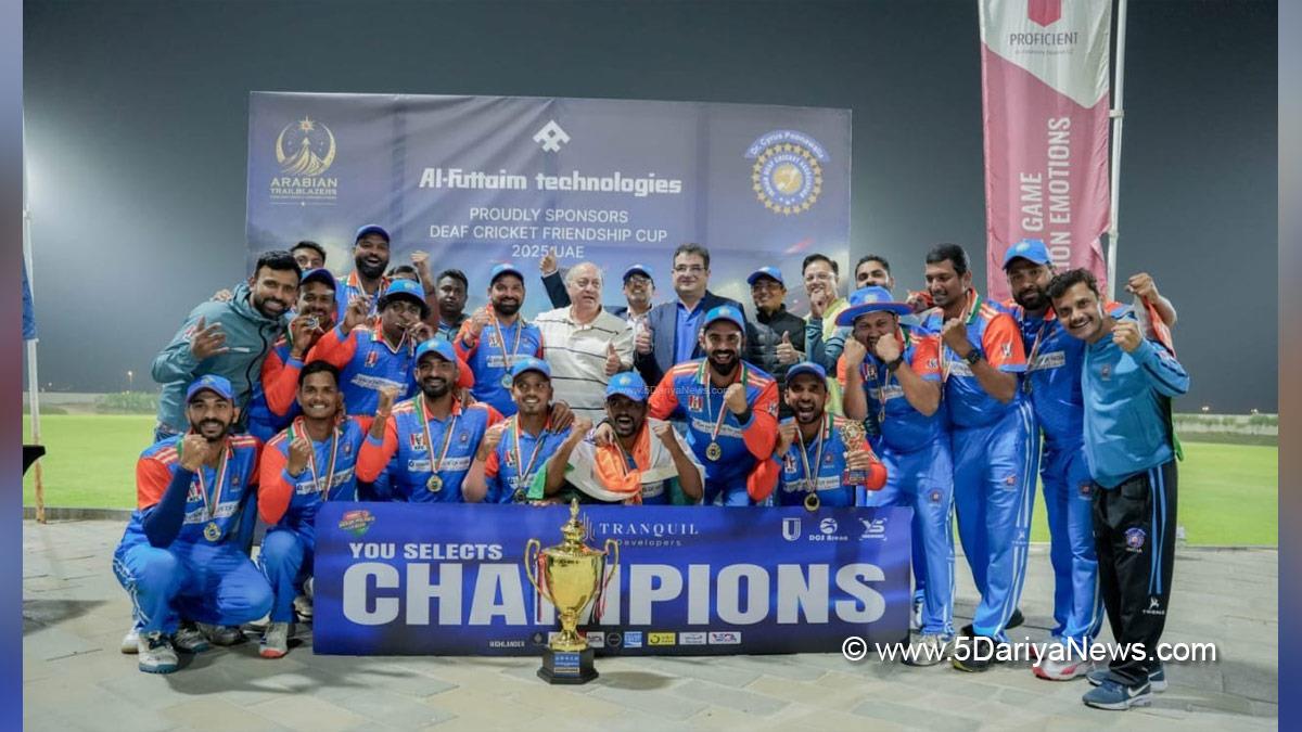 Indian Deaf Cricket Association Team wins T20 series 3-0 against Dubai ...