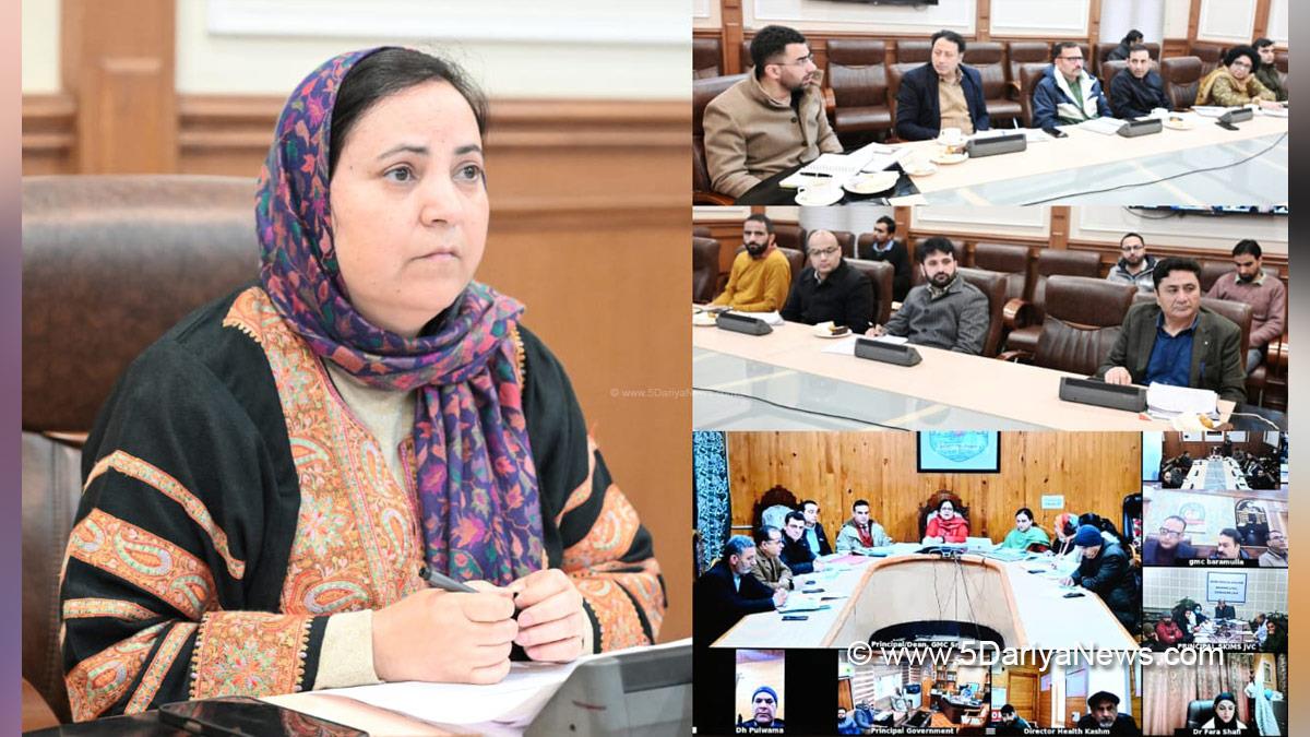 Sakeena Itoo reviews cleanliness, sanitation measures in GMCs, District ...
