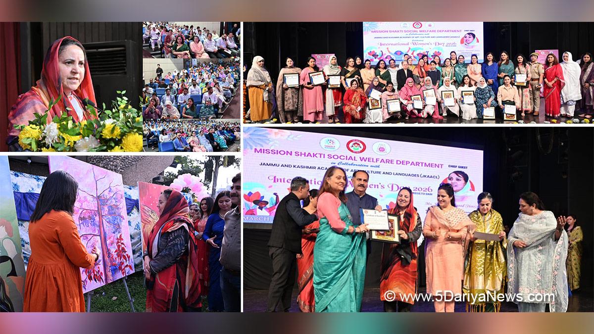 Sakeena Itoo Addresses International Women’s Day celebrations at Jammu
