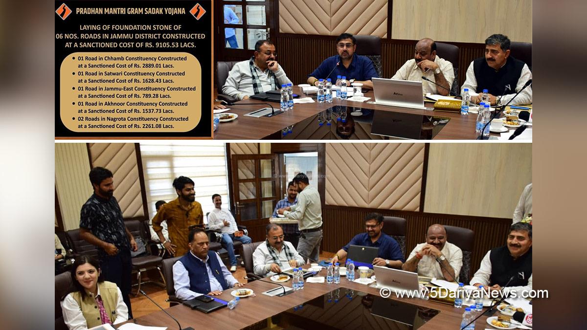 Surinder Kumar Choudhary lays foundation stone for ₹91 cr PMGSY road ...