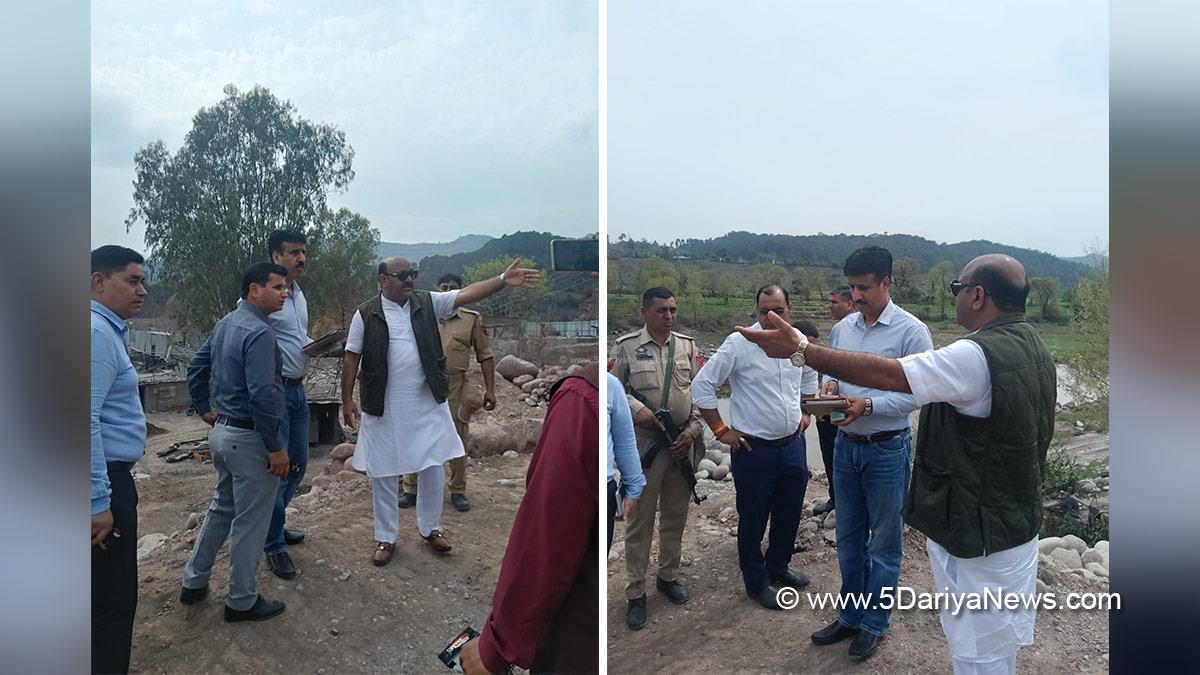 Surinder Kumar Choudhary acts tough against river bed mining violations