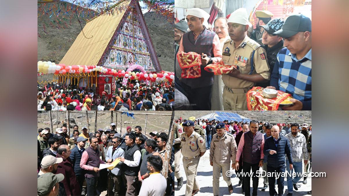 Shri Machail Mata Ji Temple reopens : Ramesh Kumar, Bhim Singh Tutti ...