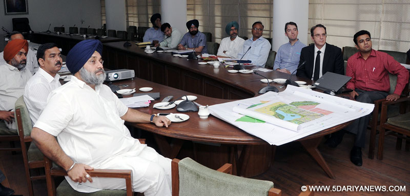 Sukhbir Badal Gives In Principle Approval To Lay Out Plan Of The New City